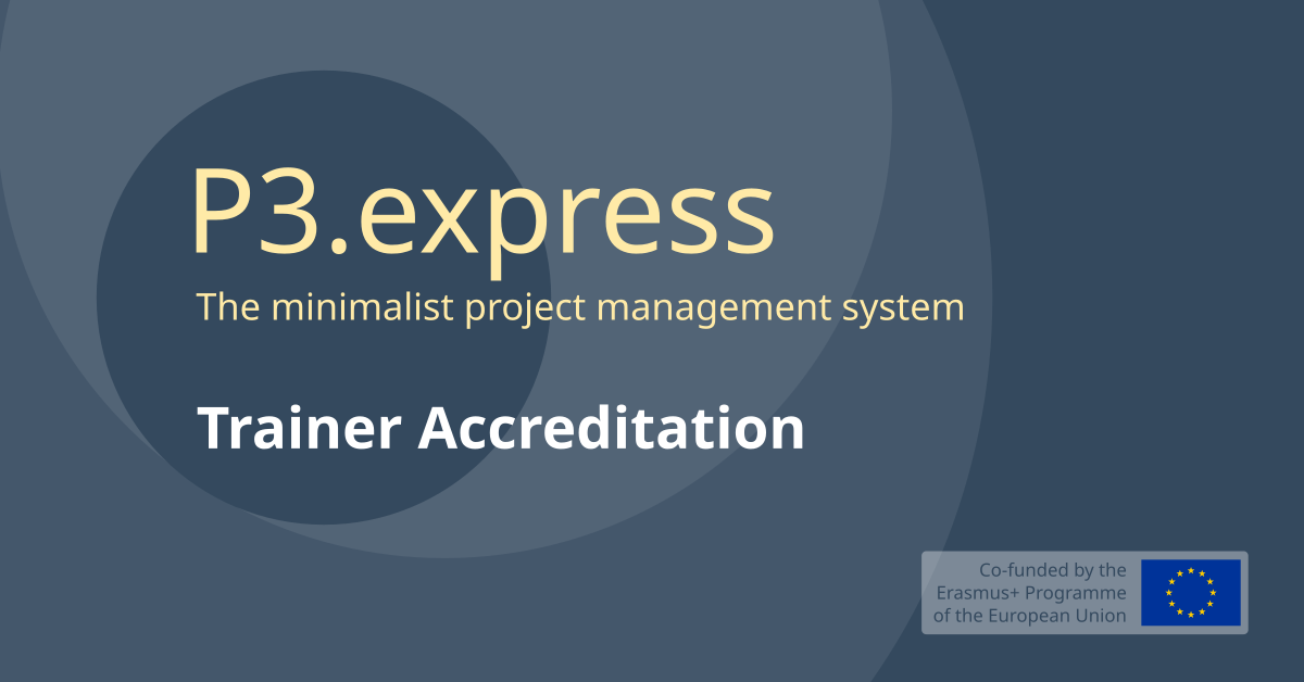 P3P Trainer Accreditation Program :: P3.express